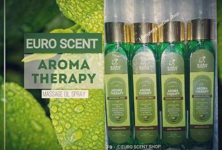 Euroscent Aroma Therapy Massage Oil (spray) body massage! relieved pain! buy now ship later ...
