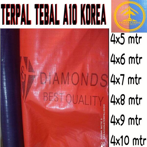Terpal Tebal A10 Diamonds. 4x5, 4x6, 4x7, 4x8, 4x9, 4x10 | Lazada Indonesia