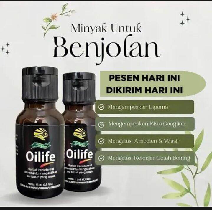 OLIFE OIL- Minyak Oles Benjolan Di Seluruh Tubuh, Benjolan Di Tangan ...