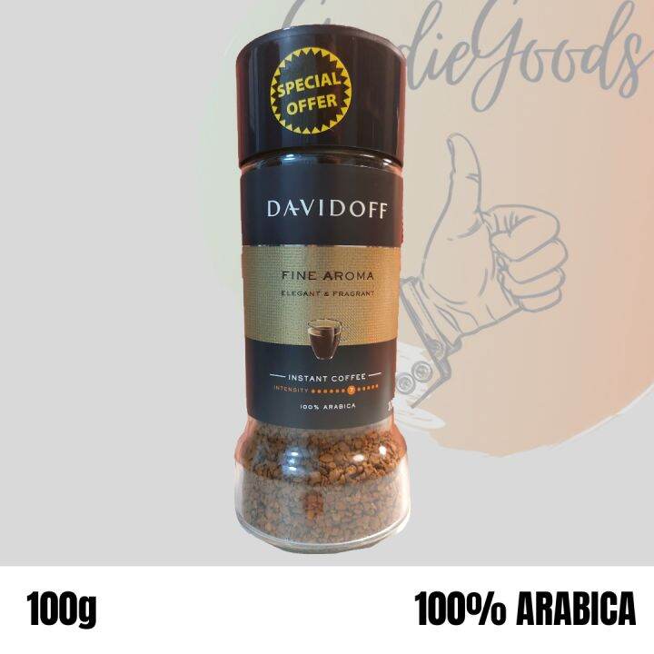 Davidoff Fine Aroma Instant Coffee 100% Arabica 100g | Lazada PH