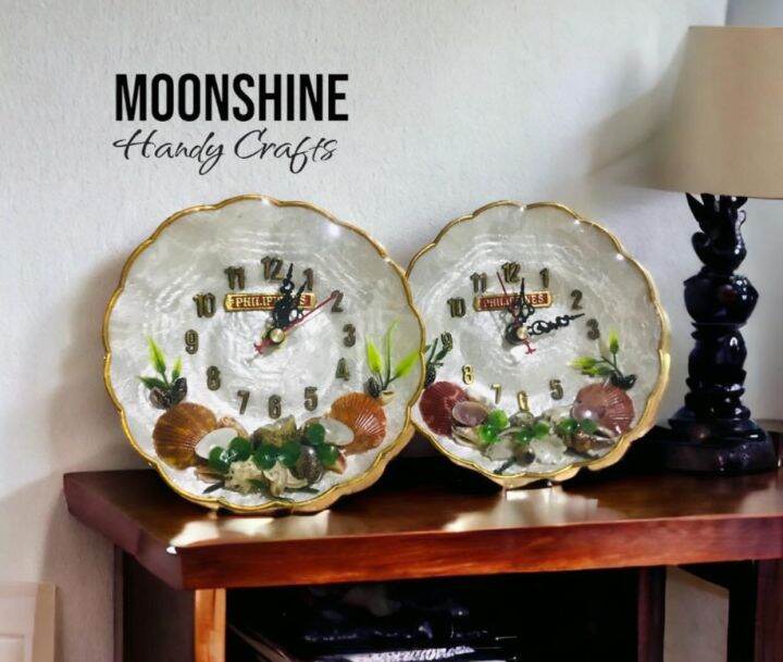 Capiz wall clock round | Lazada PH