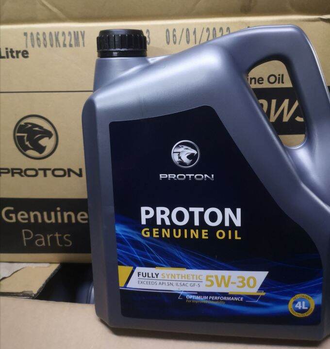 Proton 5w30 Engine Oil 4L | Lazada