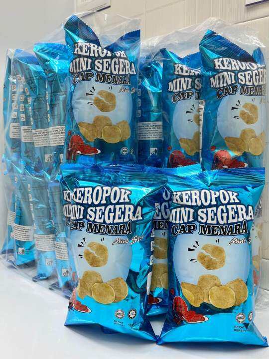 KEROPOK MINI SEGERA CAP MENARA ( 10 PACK X 50g ) | Lazada