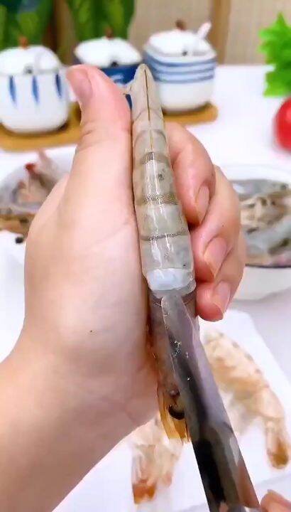 Shrimp Deveiner Tool，Shrimp Opener to Shrimp Line Stainless Steel Clean ...