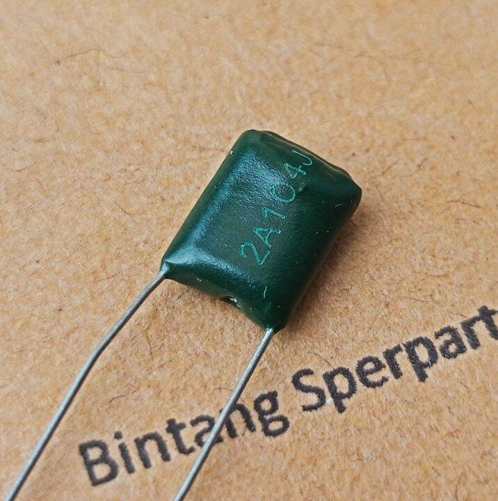 (10 Buah) KAPASITOR MILAR 104J 100V 2A 104J 100V CAPACITOR MILAR 104J 100V | Lazada Indonesia