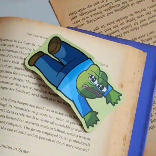 Pepe the Frog / Apu Spills His Tendies Funny Meme Chibi Magnetic ...
