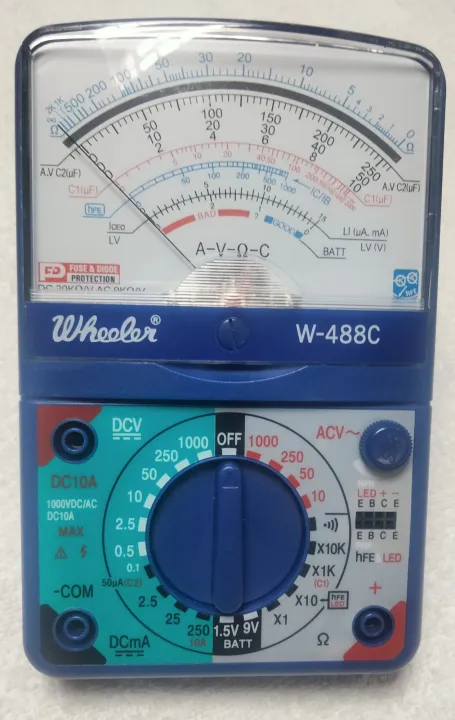 WHEELER ANALOG MULTIMETER TESTER W/ CAPACITANCE LINEAR | Lazada PH