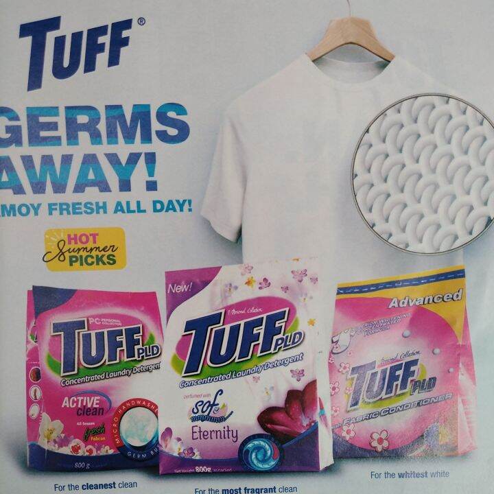 Tuff PLD Concentrated Powder Laundry Detergent 800g. | Lazada PH