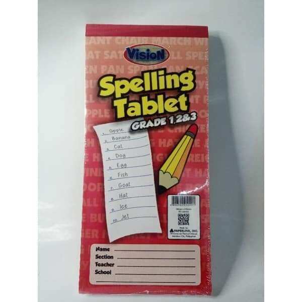 SPELLING BOOKLET GRADES 1-3/ 1Pc | Lazada PH