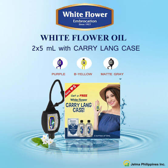 White Flower Oil 2x5ml with Carry Lang Case | Lazada PH
