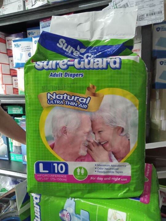 ADULT DIAPER LARGE SURE-GUARD | Lazada PH