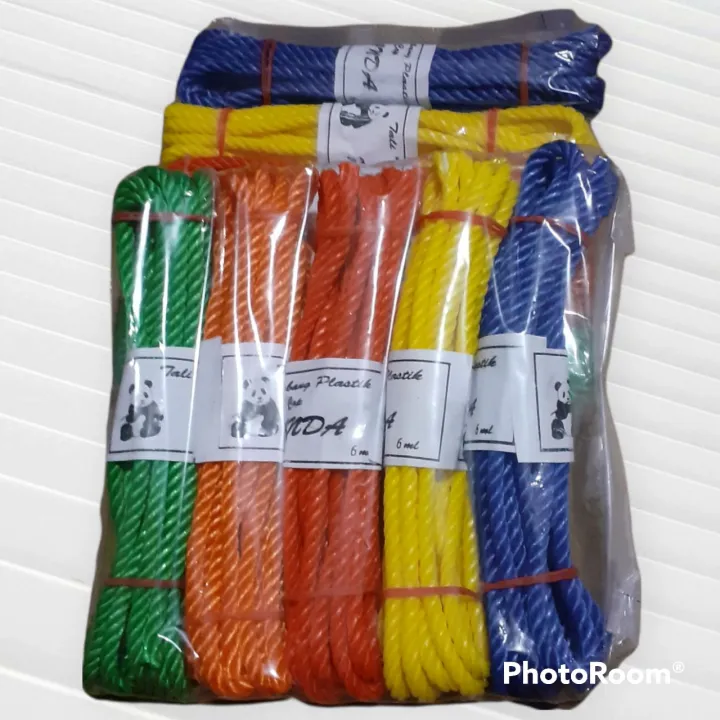 Tali Tambang plastik Cap Panda ukuran 6mm isi 5pcs | Lazada Indonesia