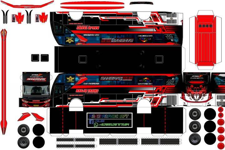 pola papercraft bus SkALA50 laminasi glossy harga murah | Lazada Indonesia