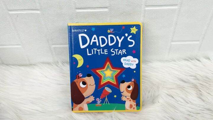 Daddy's Little Star - Read with Daddy Book with touch & feel felt ...