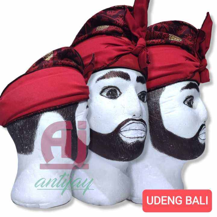 Udeng bali jadi ukuran kepala pria dewasa topi khas adat daerah motif ...