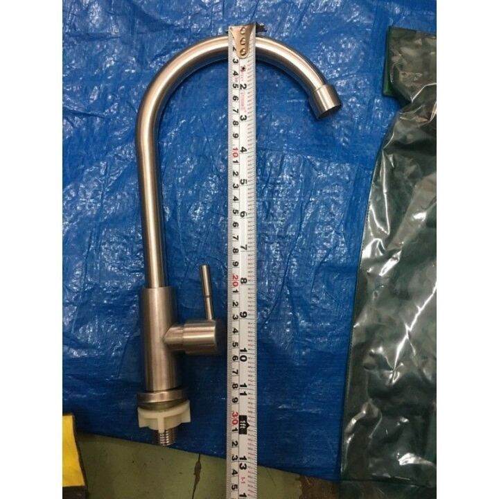 heavy-duty stainless (304) anti-rust cold& hot water use goose neck ...