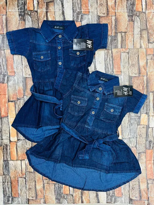 KK H M Denim Dress for Kids 2-8 yrs old. Branded Overuns | Lazada PH