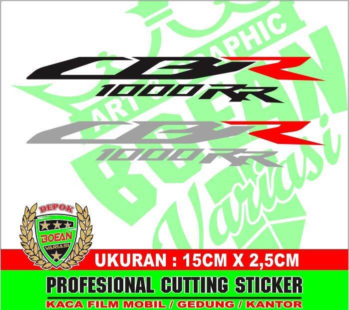 Cutting sticker HONDA CBR 1000 RR TULISAN CBR 1000 RR | Lazada Indonesia