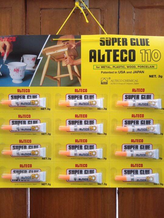lem alteco super glue per lembar isi 12 pcs | Lazada Indonesia