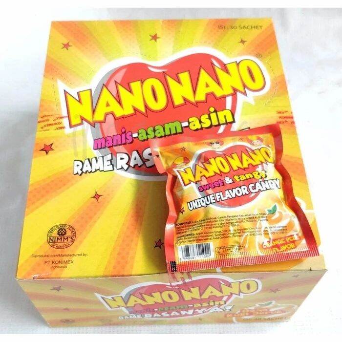 nano-nano permen manisan rasa 1box isi 30pcs | Lazada Indonesia
