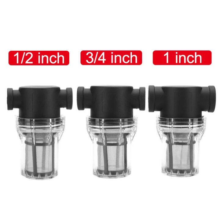 Filter Pipa Air Plastik Transparan Ukuran 1 / 2 "3 / 4" 1 "Untuk Sistem ...