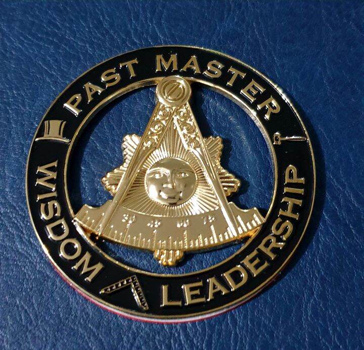 Past Master car emblem / decal made of zinc alloy, 3" in diameter ...
