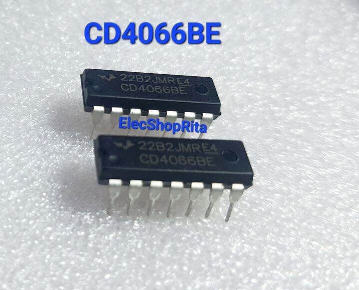 4066BE , CD4066 IC DIP-14 PIN ไอซี 14 ขา (2 ตัว/แพ็ค) ภาพถ่ายสินค้าจริง พร้อมส่ง | Lazada.co.th
