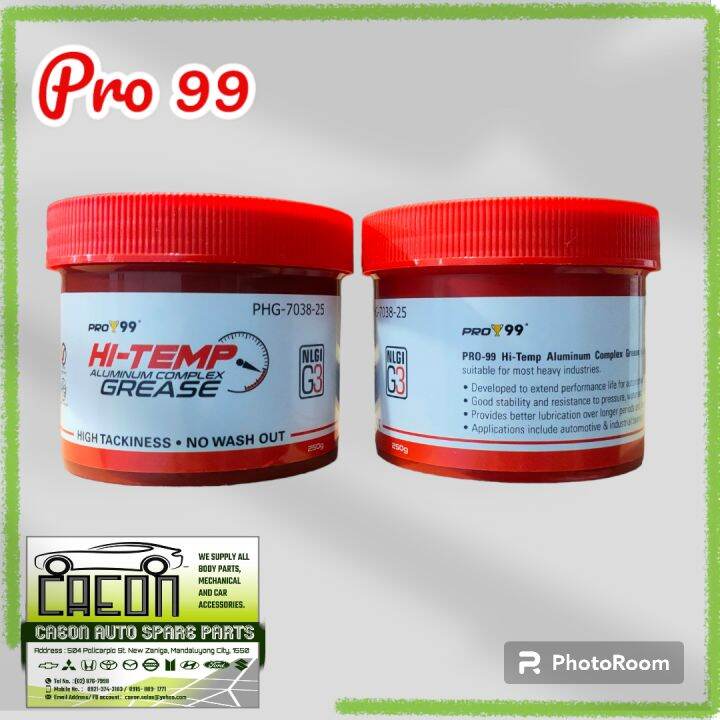 Pro 99 Hi-Temp Aluminum Complex Grease NLGI G3 250g | Lazada PH