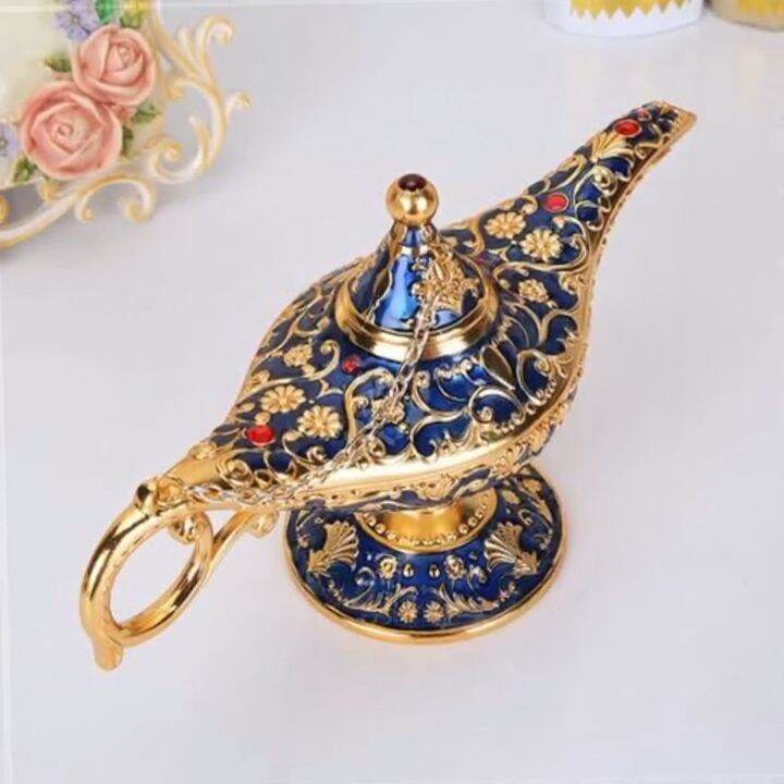 Lampu Ajaib Aladdin Bertatahkan Logam dengan Magic Genie Light dan ...