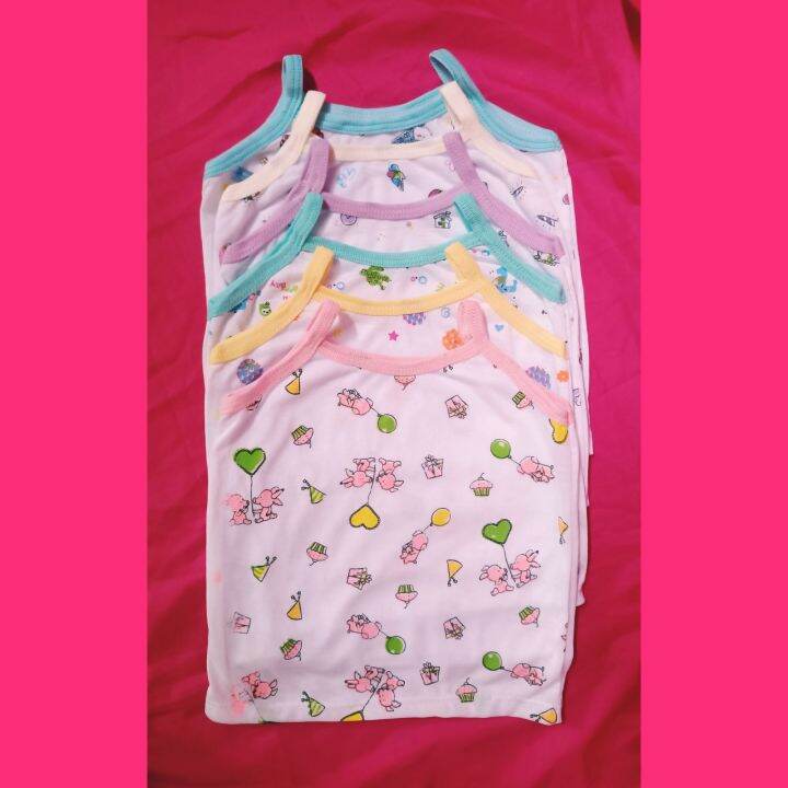 Baby white spaghetti Sando, 0 to 1 year old girl, assorted prints ...