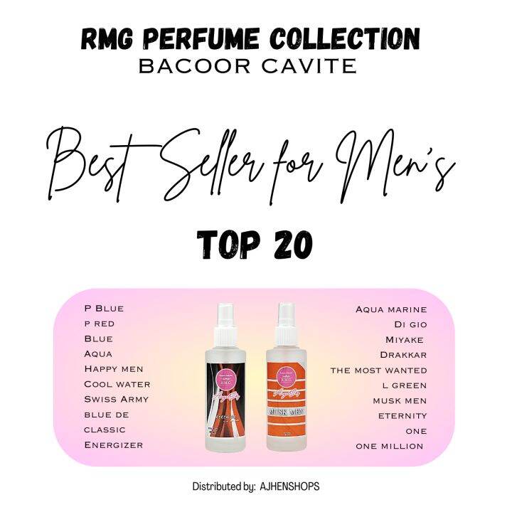 85 ml Rmg Perfume Collection Top 20 Best Selling for Men's | Lazada PH