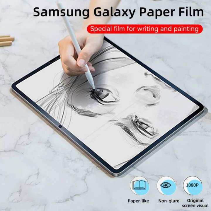 Paper Like Screen Protector For Samsung Galaxy Tab S9+ S8+ S7+ S6 Lite ...