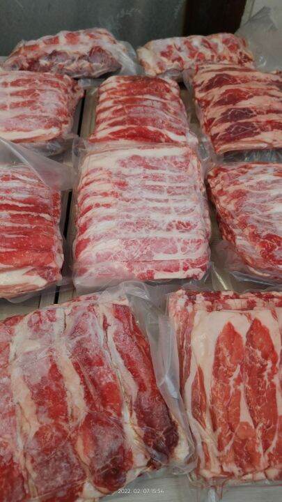 Shortplate Beef Slice Daging Iris tipis 1kg | Lazada Indonesia