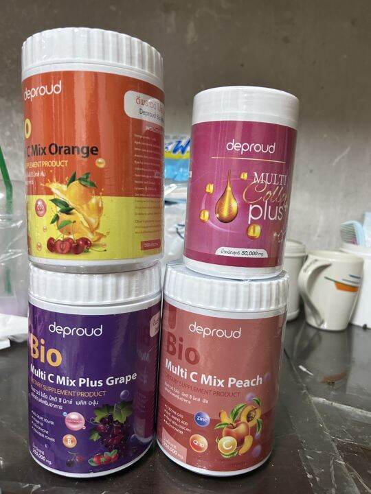 Deproud Bio Multi C Mix วิตามินซี โซพราว (3 รส) ซื้อ 3 แถม 1 | Lazada.co.th