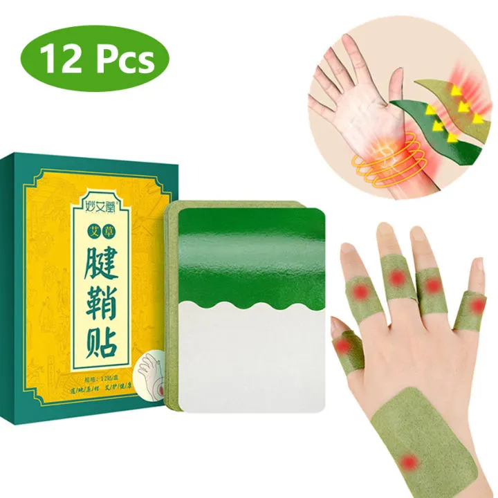 【Ready Stock】12Pcs Wormwood Wrist Thumb Tendon Sheath Patch ...