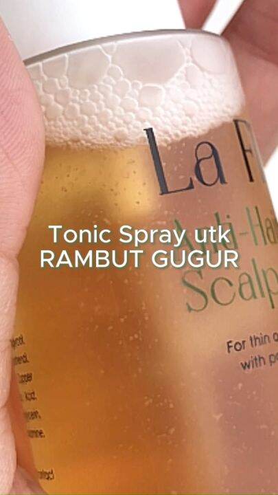 La Flor Anti Hair Fall Anti Hair Loss Rambut gugur Tonic Scalp Spray ...