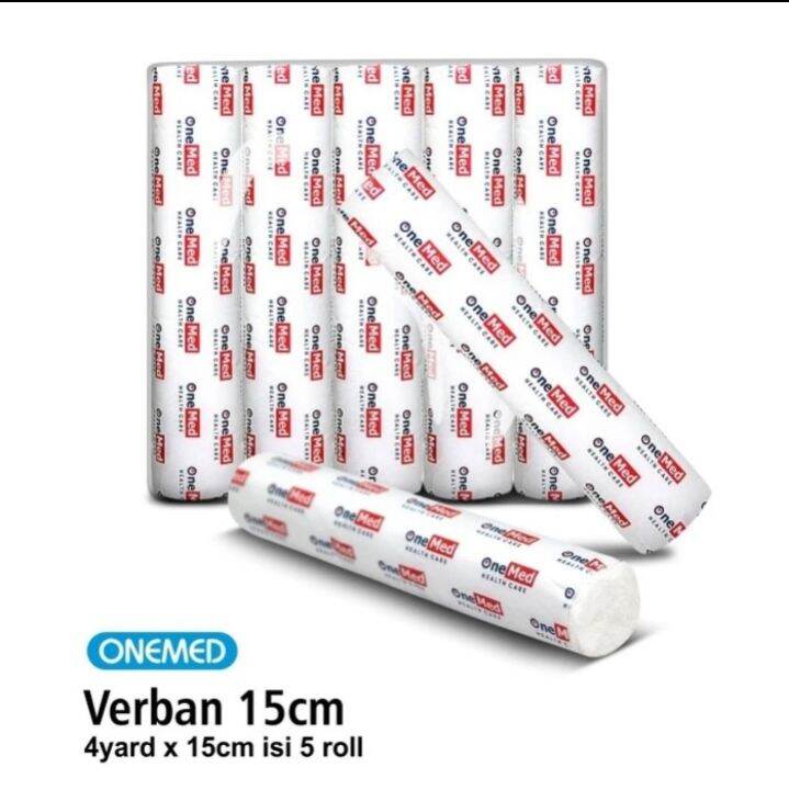 kasa onemed 15 cm x 4 yard harga perpack isi 5 roll verban onemed ...