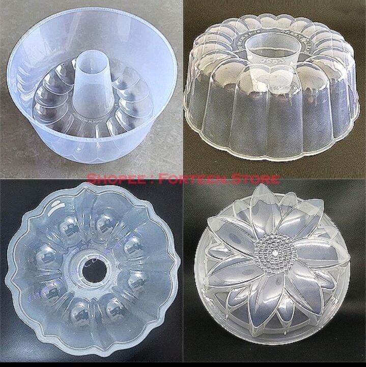 Cetakan Puding Plastik Aneka Motif Loyang Pudding Agar Ager Gelombang ...