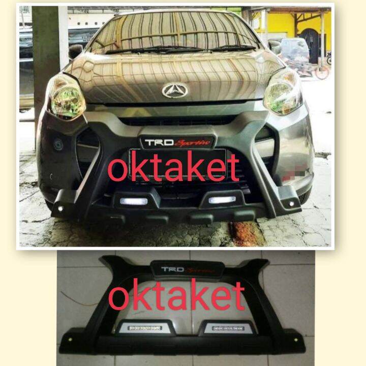 tanduk depan bumper depan Agya Ayla lama 2013-2016 luxury trd sportivo ...