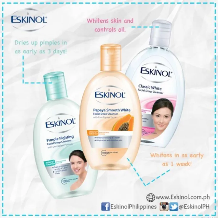 Eskinol facial deep cleanser 135ml | Lazada PH