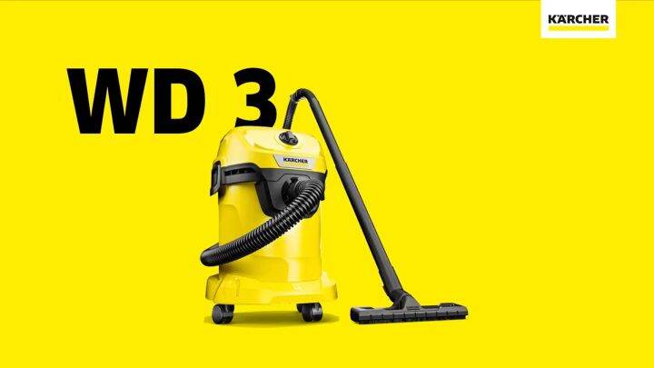 KARCHER Multi-Purpose Vacuum Cleaner WD 3 V-17/4/20 / WD 3 S V-17/4/20 / Wet and Dry Vacuum ...
