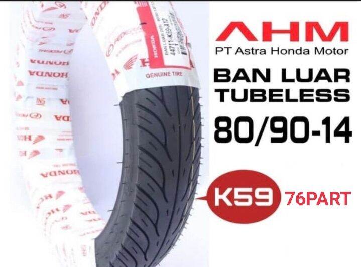 BAN HONDA FEDERAL BAN TUBLES 80/90/14 BAN BAWAAN DEALER FREE PENTIL ...