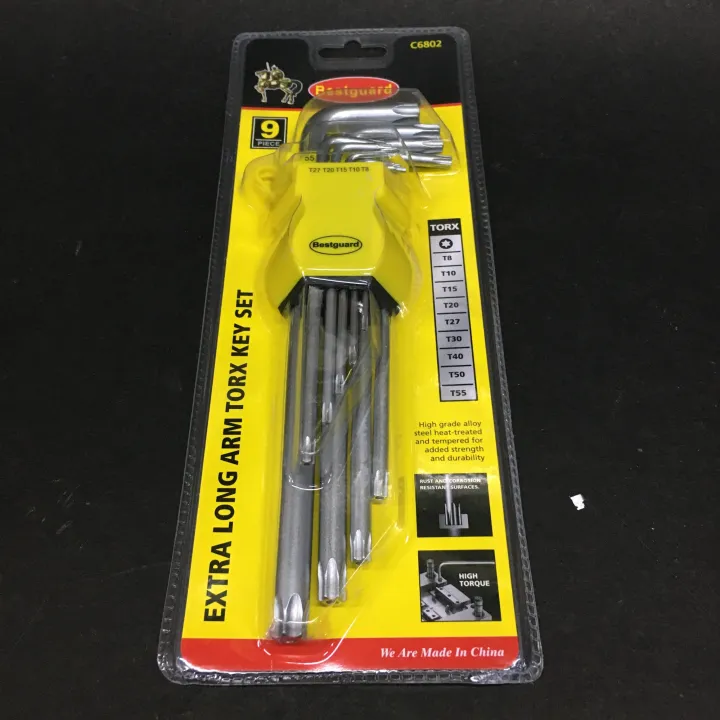 Extra Long Arm Torx Key Set C6802 | Lazada PH