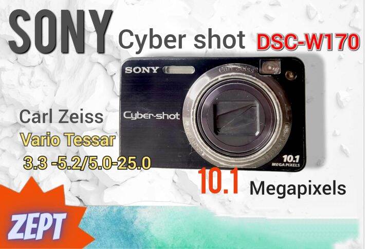 กล้องดิจิตอล SONY CYBER SHOT DSC-W170 | Lazada.co.th