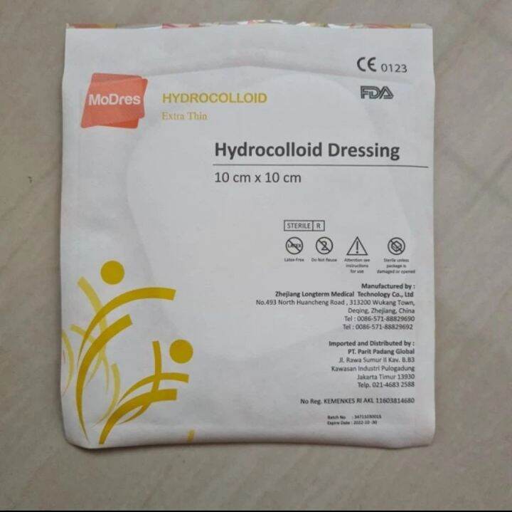 Modres Hydrocolloid Dressing 10x10 Plester Luka Decubitus | Lazada ...