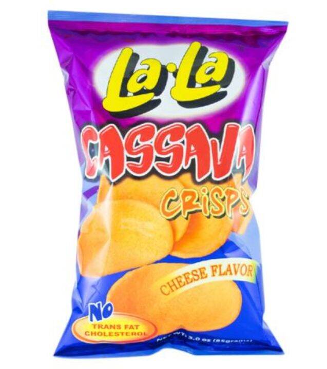 Lala Cassava Crisps Cheese Flavor -85g | Lazada PH