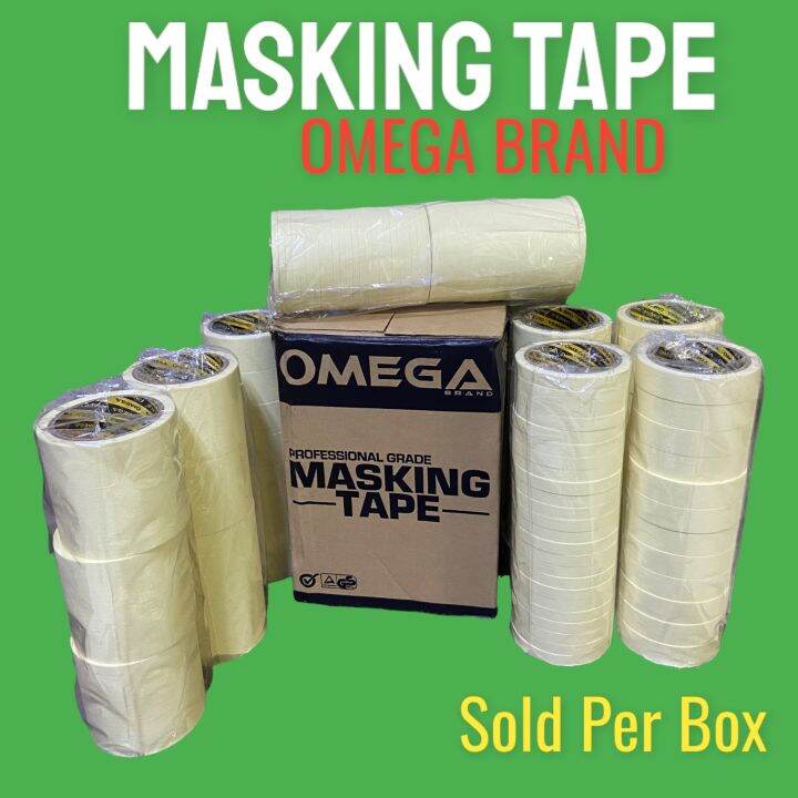 Masking Tape Omega Brand(Assorted sizes) Sold per Box | Lazada PH