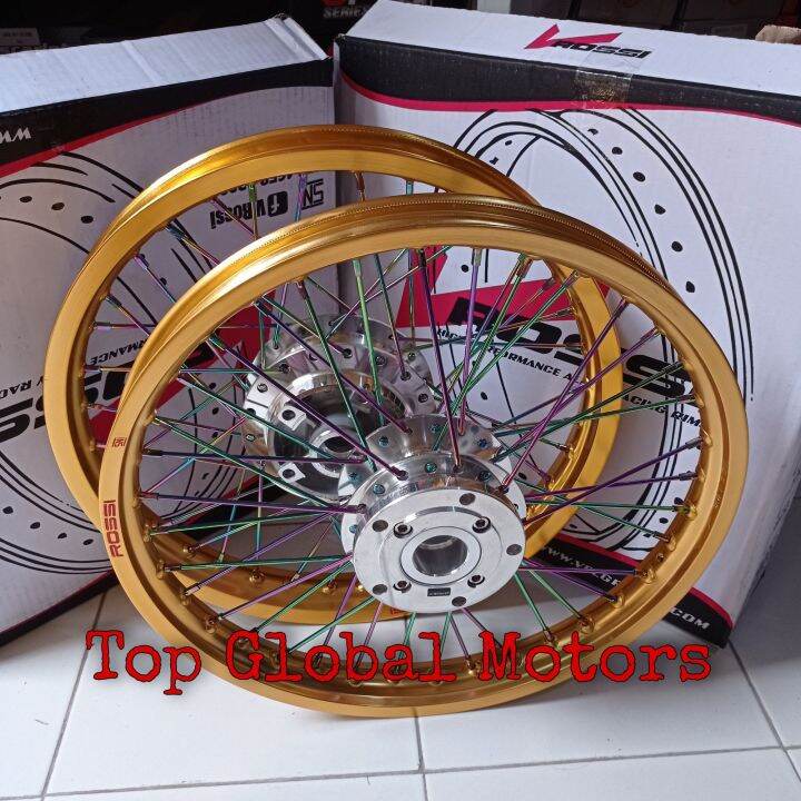 Velg ROSSI VIXION NEW Double disc Sepasang Depan Belakang - Kualitas ...