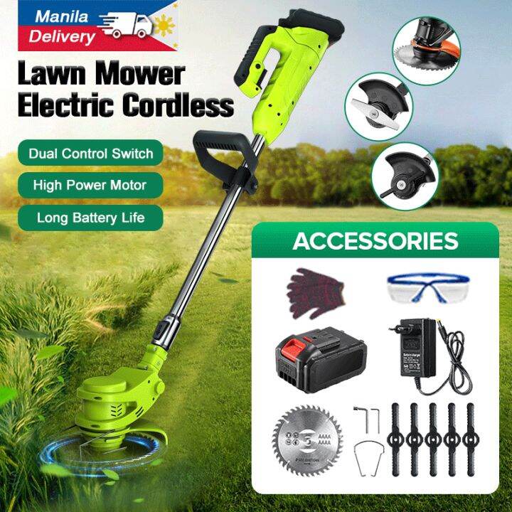 12V/48V Protable grass cutter heavy duty lawn mower trimmer garden ...