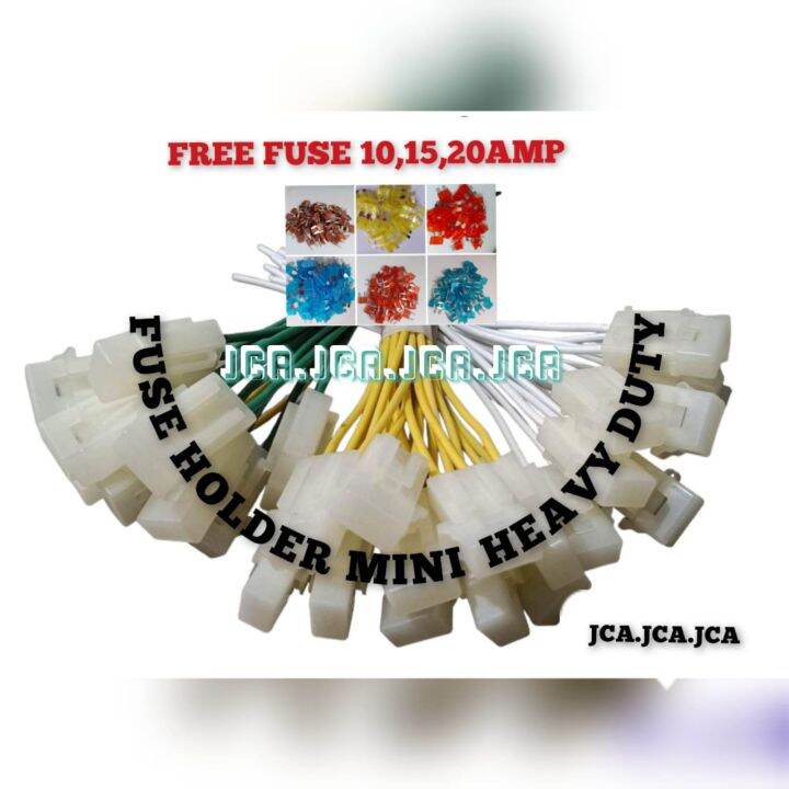 (1pc 10pcs 20pcs)MINI FUSE HOLDER WITH JAPAN WIRE INSTALLED | Lazada PH